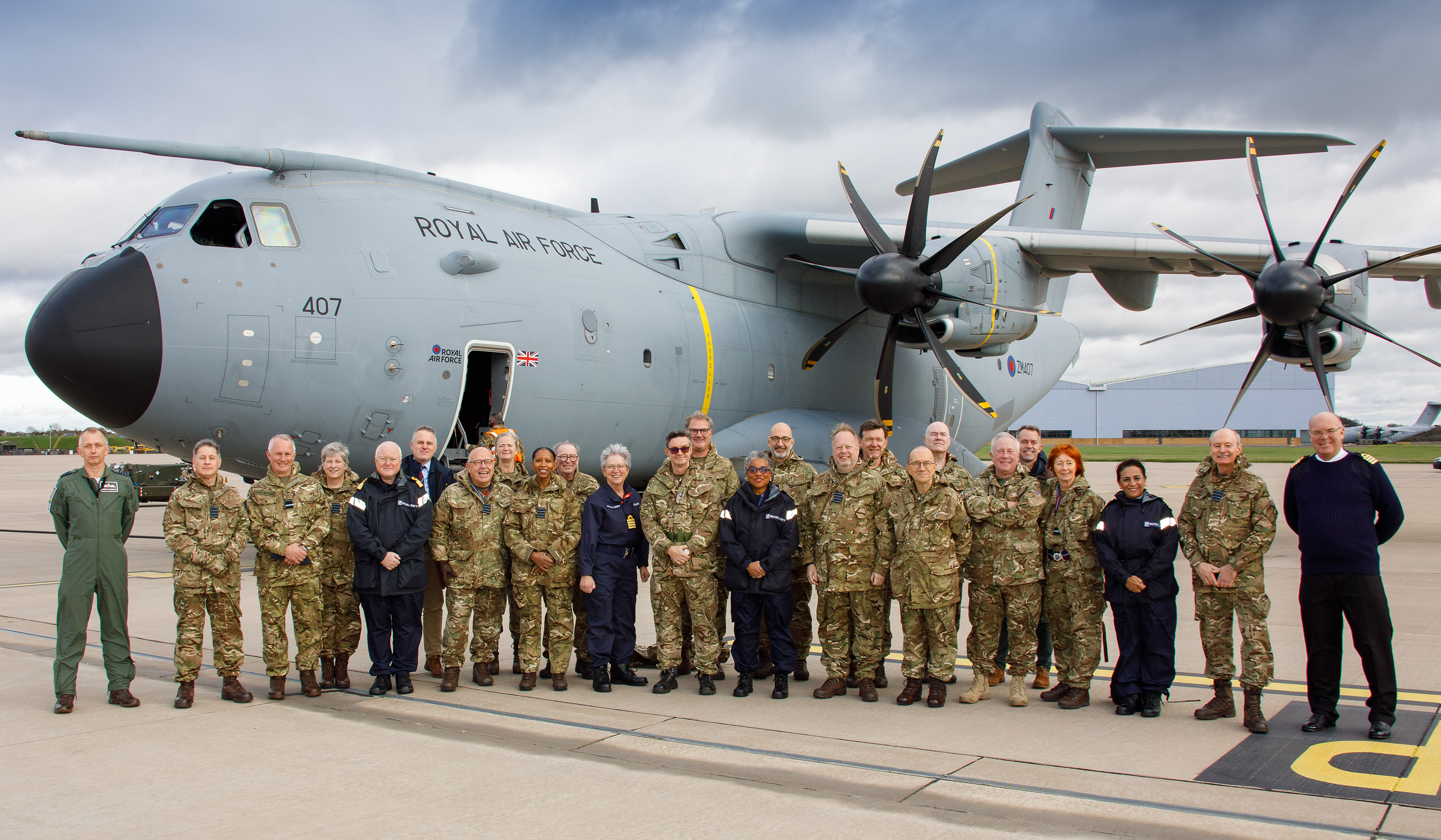 Reservist visit to Royal Air Force Brize Norton